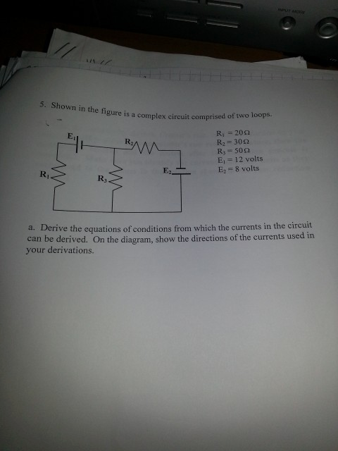 Solved Shown in the figure is a complex circuit comprised of | Chegg.com