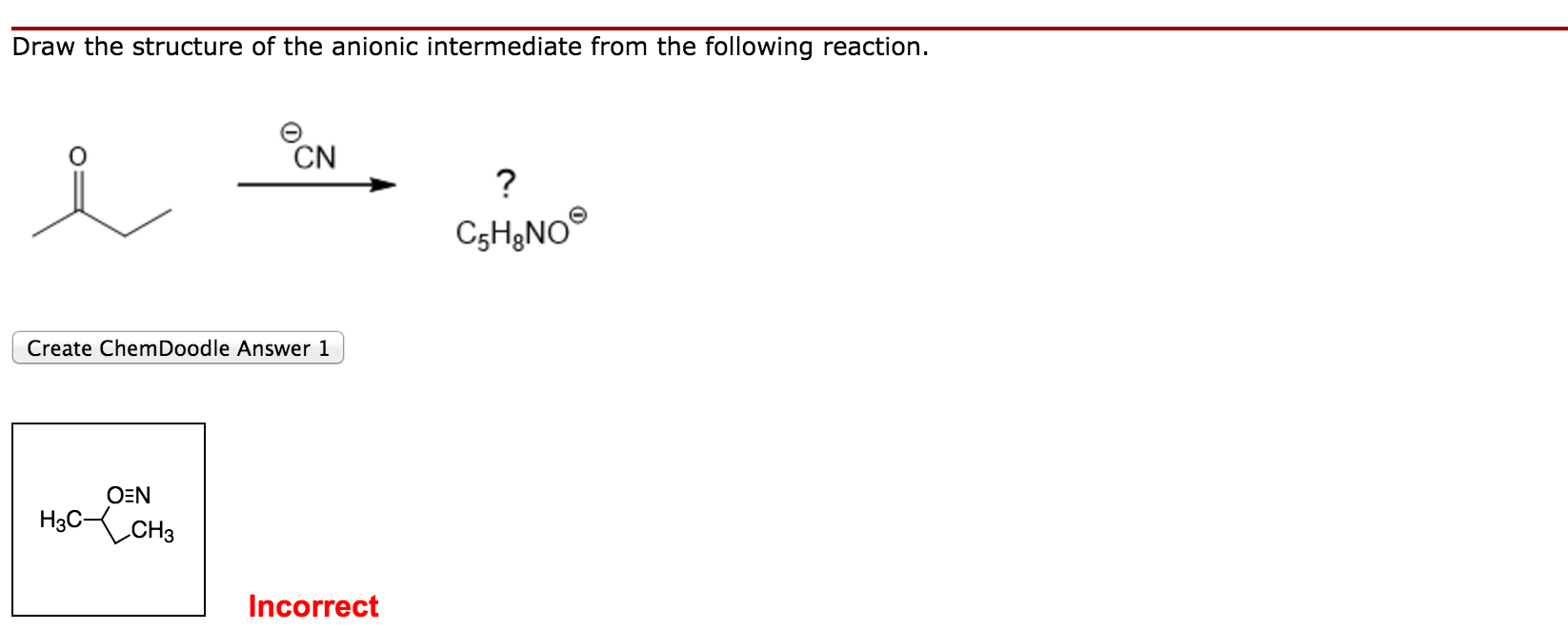 Solved Draw0 the structure of the anionic intermediate from | Chegg.com