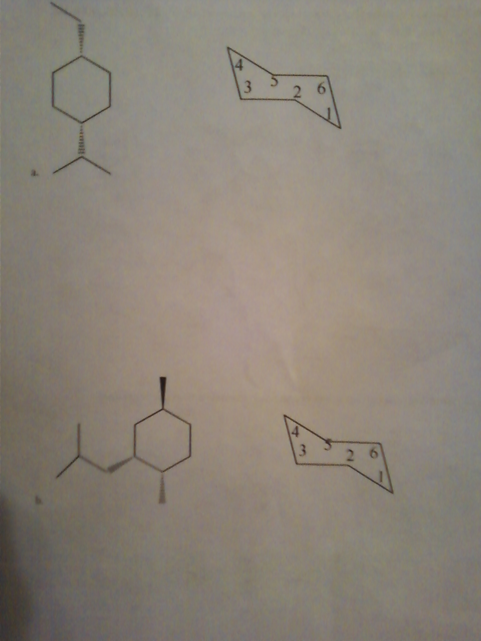 Solved Draw the chair conformation and show the ring flip | Chegg.com
