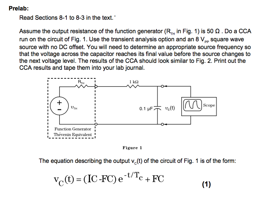 Solved Assume the function generator produces a square wave | Chegg.com
