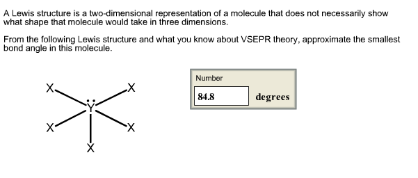 Solved A Lewis structure is a two-dimensional representation | Chegg.com