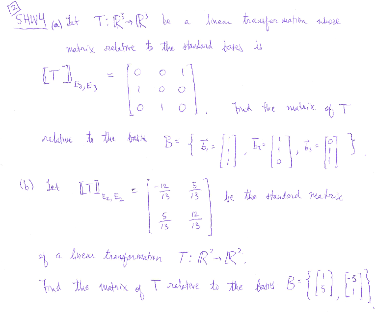 Solved Let T:R3 rightarrow R3 be a linear transformation | Chegg.com