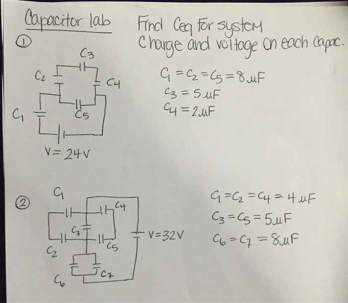 Solved For figure 1 of my capacity lab, I did the drawings | Chegg.com