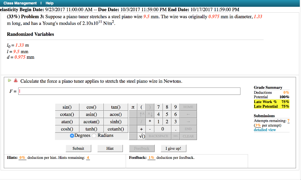Solved Class Management I Help elasticity Begin Date: | Chegg.com