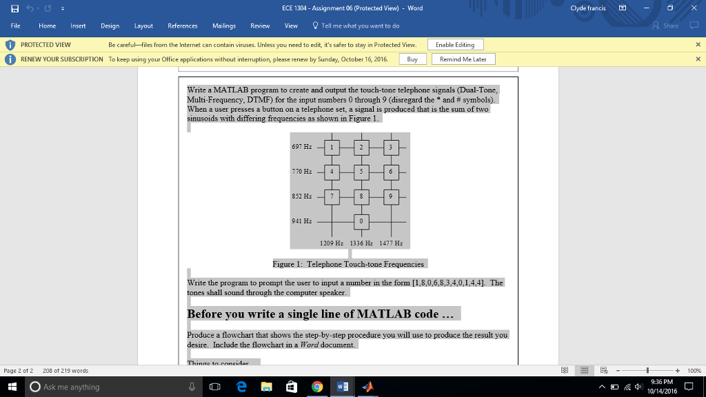 Write a MATLAB program to create and output the | Chegg.com