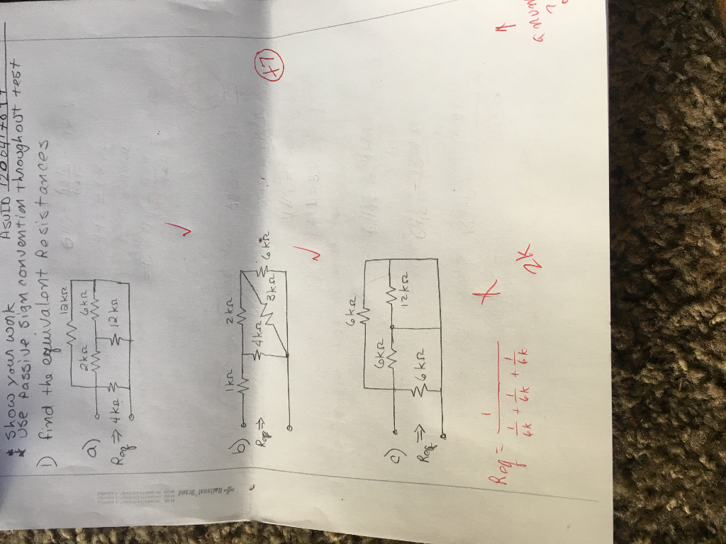 Solved Show your work * Use passive sign convention | Chegg.com