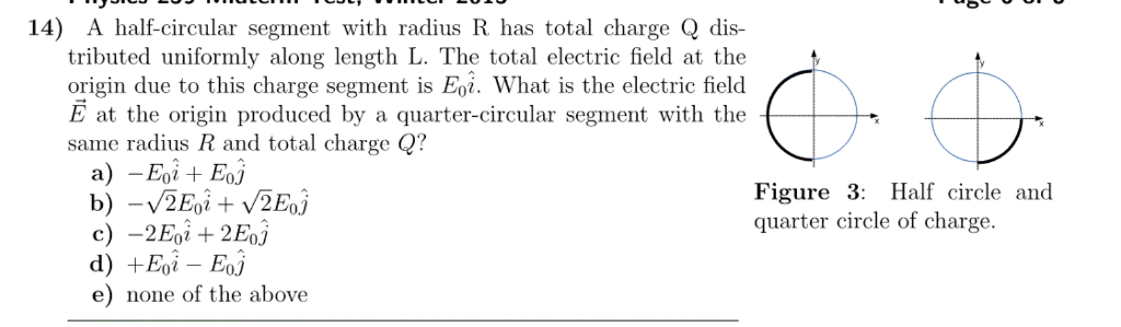 Solved 14) A half-circular segment with radius R has total | Chegg.com