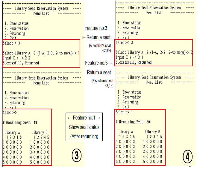 Solved Programming Problems 2 Write A Simple Library Seat