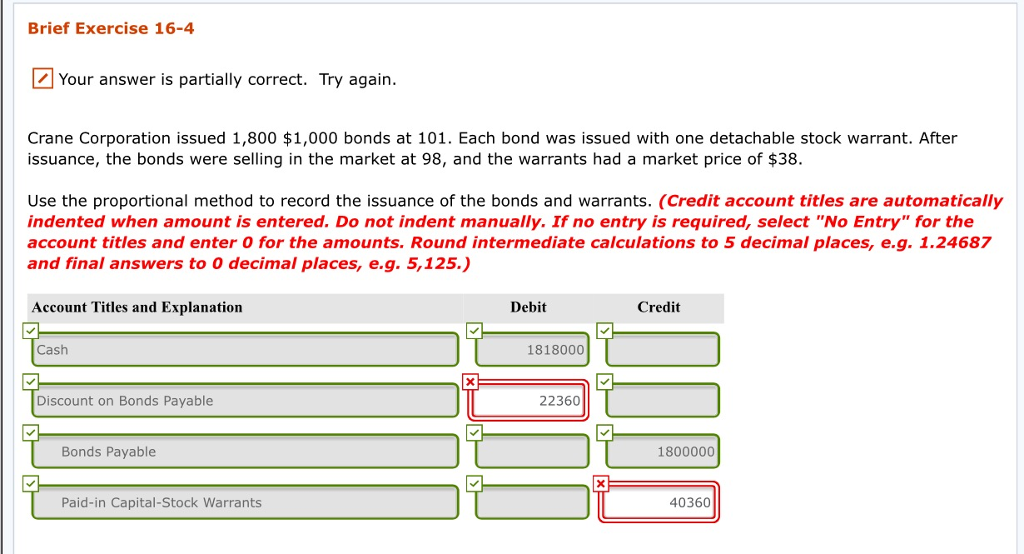 Solved Crane Corporation issued 1,800 $1,000 bonds at 101. | Chegg.com