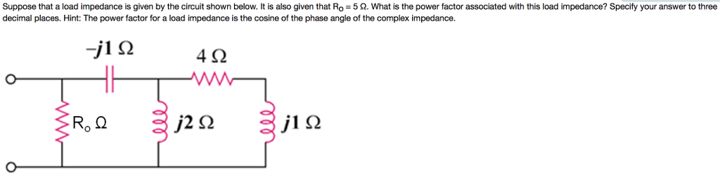 Solved Suppose that a load impedance is given by the circuit | Chegg.com