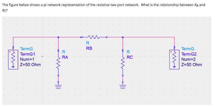 Solved The figure below shows a pi network representation of | Chegg.com