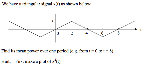 Solved We have a triangular signal x(t) as shown below: Find | Chegg.com
