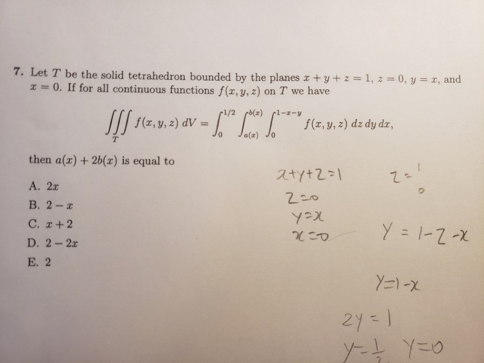 Solved 6. Evaluate the integral (x2 + y2 + z2)3/2 dV where E | Chegg.com