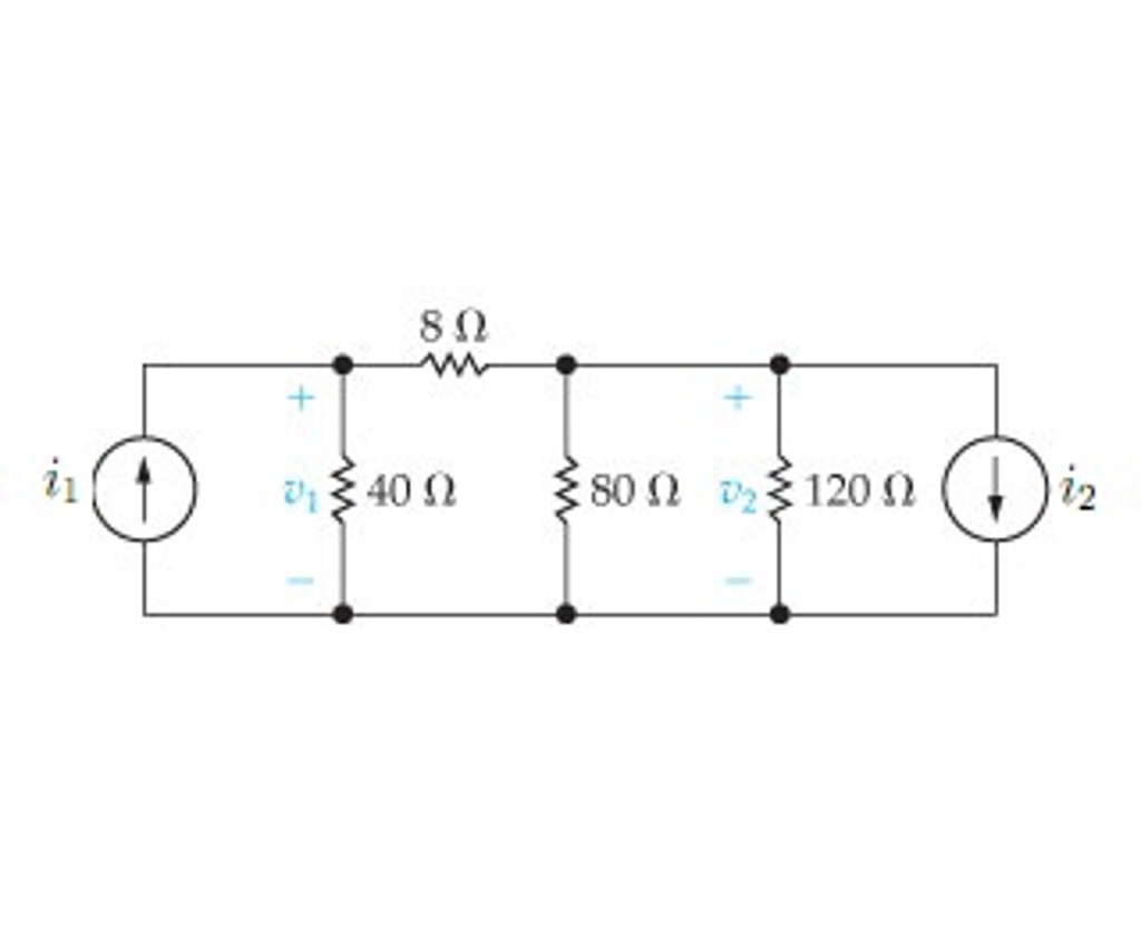 Solved Problem 4 13 Part A Use The Node Voltage Method To