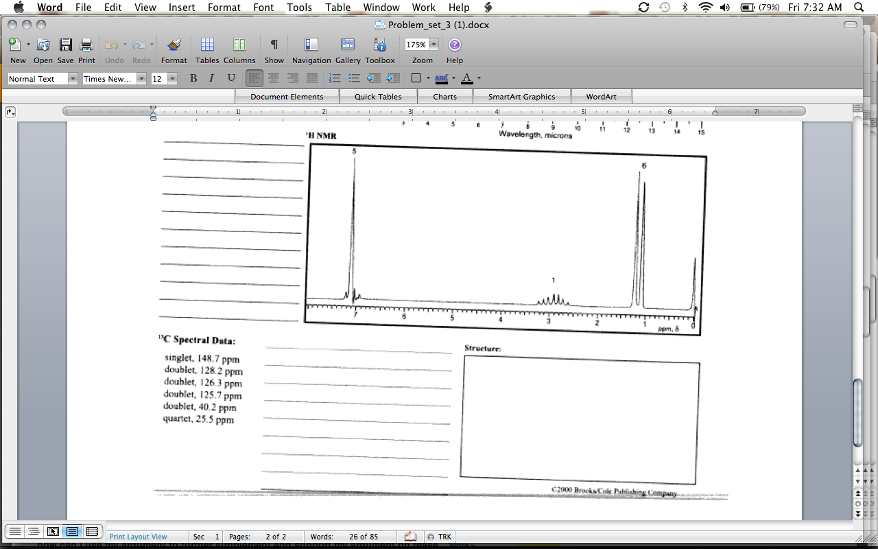 Solved Determine the structure on the following page using | Chegg.com