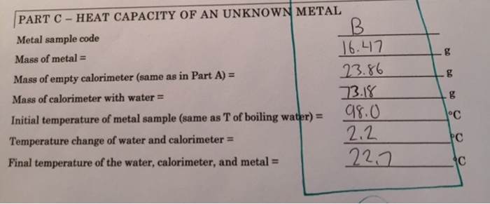 Solved Chemistry 1050 Laboratory Pall 2016-2017 Experiment 5 | Chegg.com