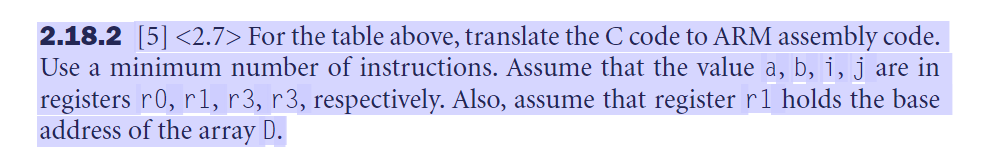 Solved Exercise 2.18 For these problems, the table holds | Chegg.com