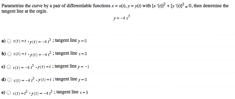 Solved Find a parametrization x = x(t) ,y = y(t) ,t [0, 1] | Chegg.com