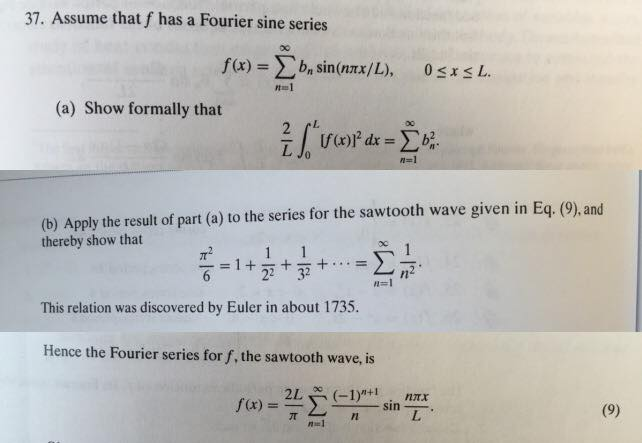 Solved Assume that f has a Fourier sine series f(x) = | Chegg.com