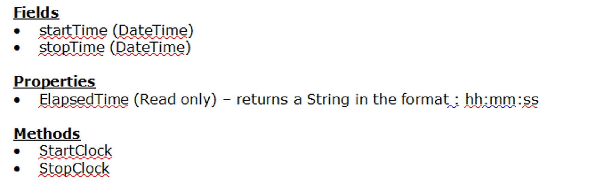 USING C SHARP I'M CREATING A STOPWATCH. AND ITS USE | Chegg.com