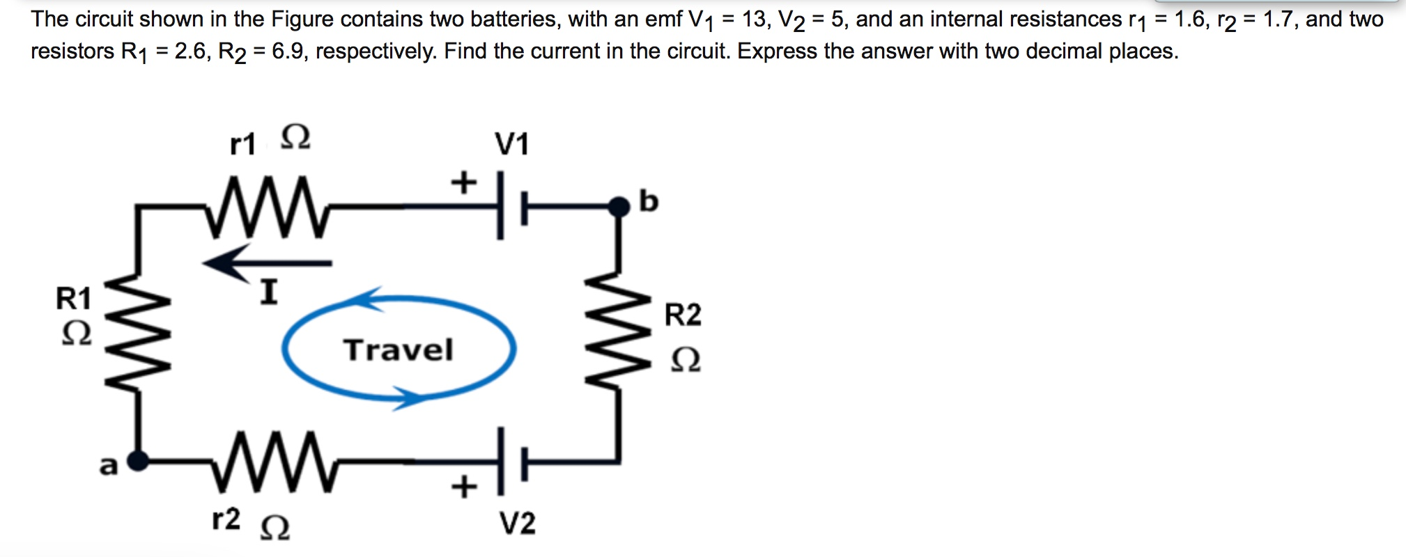 Solved In Figure, the current of the circuit in the 8 Ω | Chegg.com