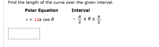 Solved Find the length of the curve over the given interval. | Chegg.com