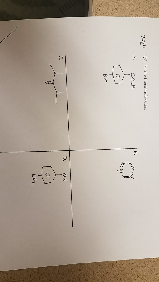 Solved 20pts 02. Name these molecules 2o2 B. D. O C. 0 2. | Chegg.com