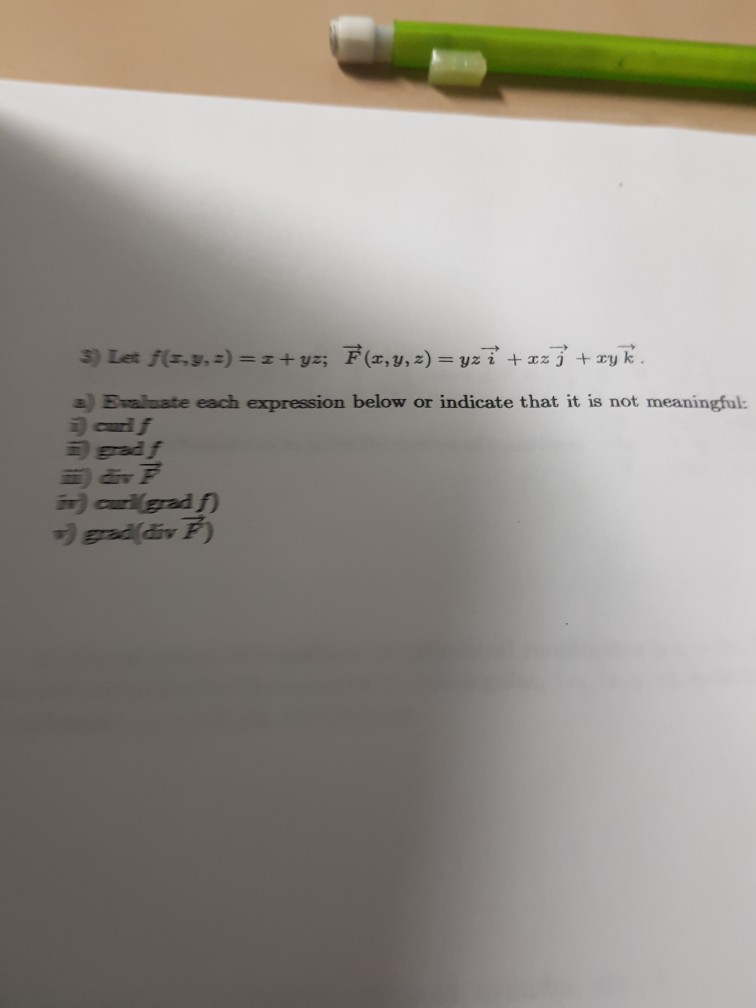 Solved a) Evalbate each expression below or indicate that it | Chegg.com