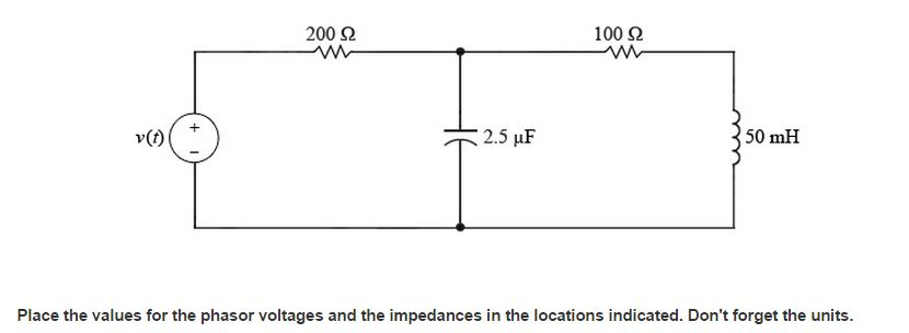 Solved Transform the circuit shown here into the frequency | Chegg.com