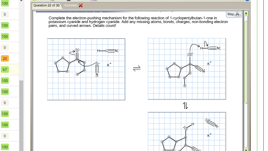 Solved Complete the electron-pushing mechanism for the | Chegg.com