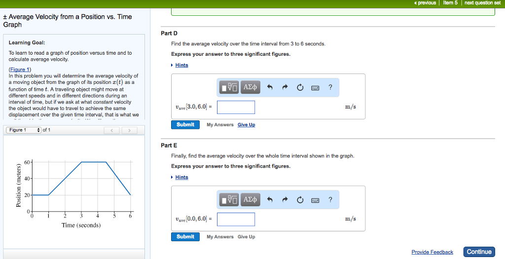 Solved To learn to read a graph of position versus time and | Chegg.com