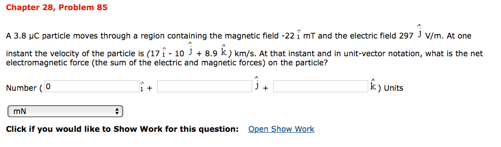 Solved A 3.8 mu C particle moves through a region containing | Chegg.com