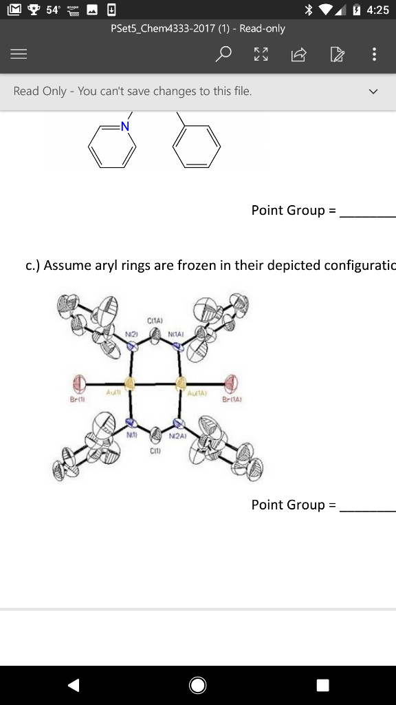 Solved 8.) Determine the Point Groups of the Following | Chegg.com