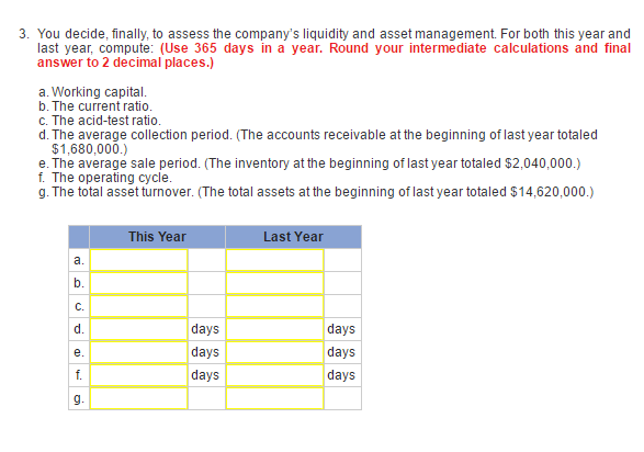 Solved Problem 15-15 Comprehensive Ratio Analysis [LO15-2, | Chegg.com