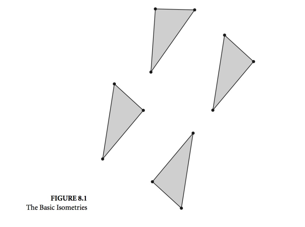 Solved In Figure 8.1, one of the triangles is the original, | Chegg.com