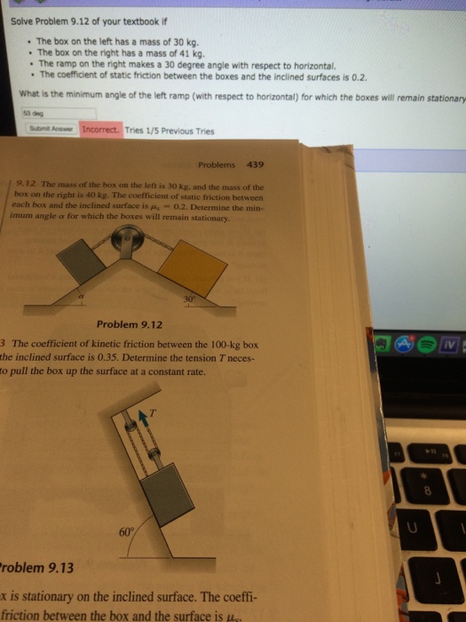 Solved The mass of the box on the left is 30 kg, and the | Chegg.com