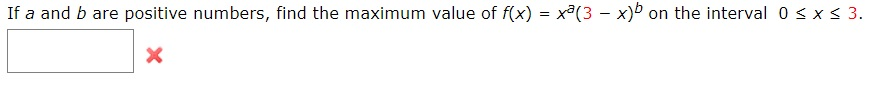 Solved If a and b are positive numbers, find the maximum | Chegg.com