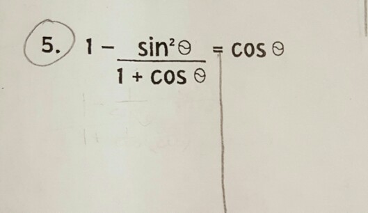 Solved 1 + cos | Chegg.com