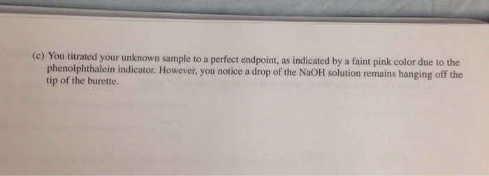 Solved 3. How would the following errors affect the molar | Chegg.com