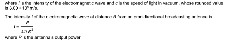 Solved Electromagnetic waves emitted by an omnidirectional | Chegg.com