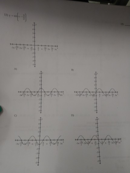 Solved 1315 B) A) D) | Chegg.com