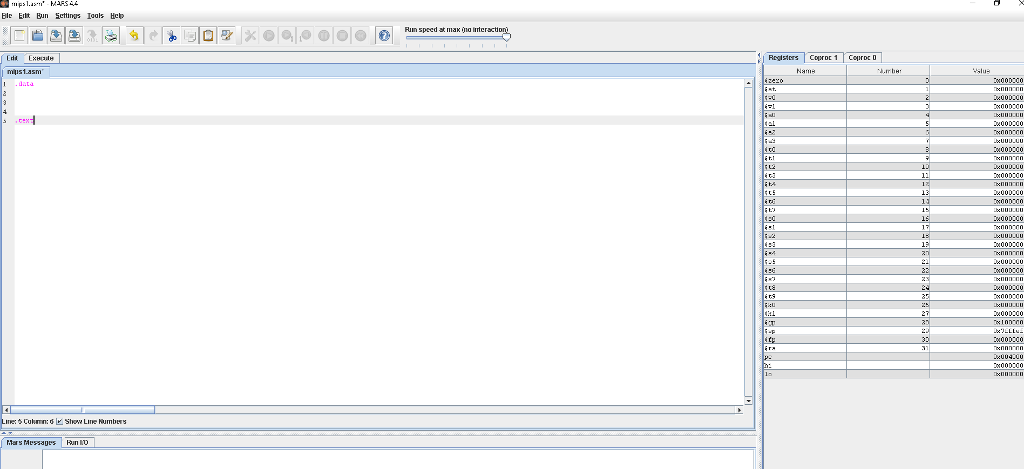 Solved I Need Help With This Mips Problem Im Using Mars 
