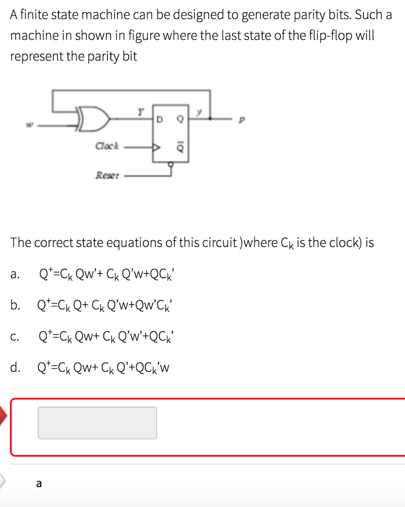 Solved A finite state machine can be designed to generate | Chegg.com