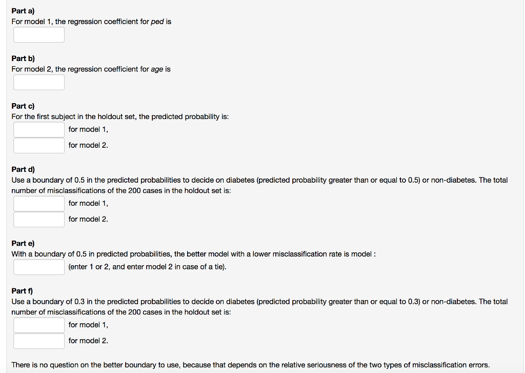 Solved This question involves logistic regression analysis | Chegg.com