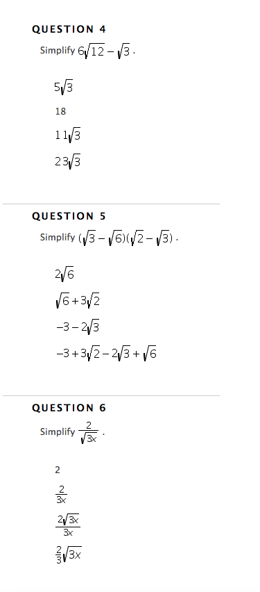 Solved Select the expression equal to 24a3. Select the | Chegg.com