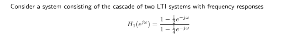 Solved Consider a system consisting of the cascade of two | Chegg.com