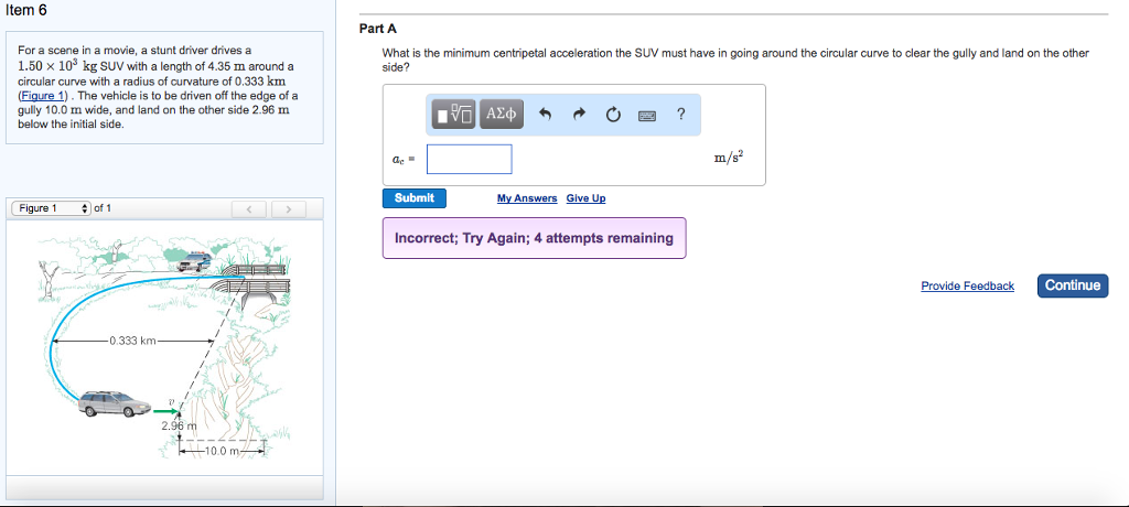 Solved For a scene in a movie, a stunt driver drives a 1.50 | Chegg.com
