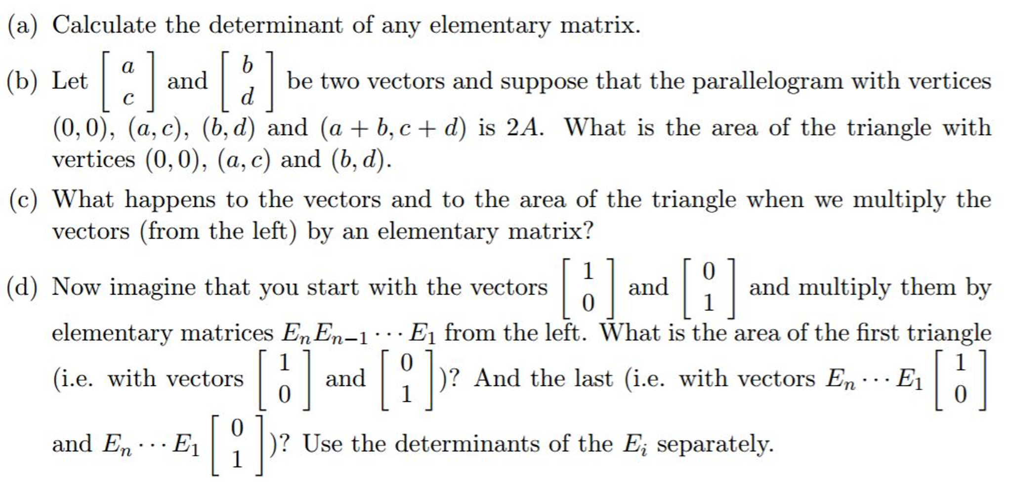 Solved Consider the matrix In this section we relate the | Chegg.com