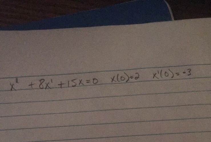 Solved Please solve using Laplace Transforms with step by | Chegg.com