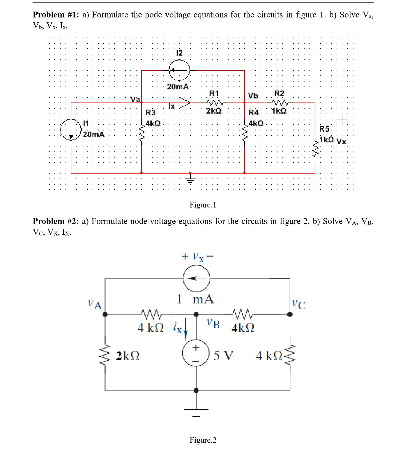 Solved Formulate the node voltage equations for the circuits | Chegg.com Solved Formulate the node voltage equations for the circuits | Chegg.com